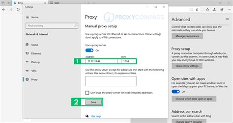 Cách Thiết Lập Máy Chủ Proxy Trong Trình Duyệt Edge Proxycompass