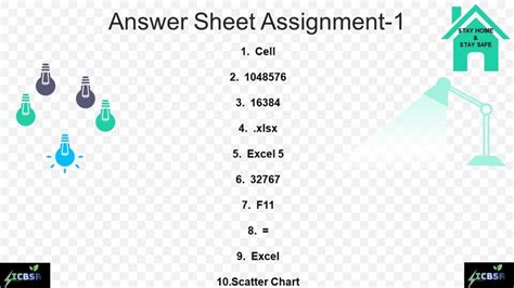 Microsoft Excel Assignment 1 Answer Sheet