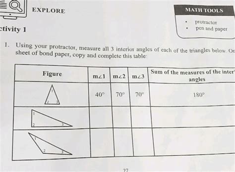 Explore Mathtools Ctivity 1 Protractor Pen Studyx
