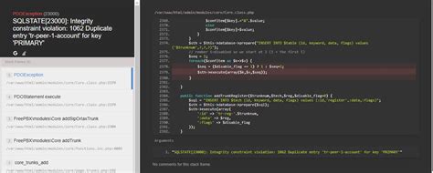 Sqlstate 23000 Integrity Restraint Violation 1062 Duplicate Entry Tr Peer 1 Account For