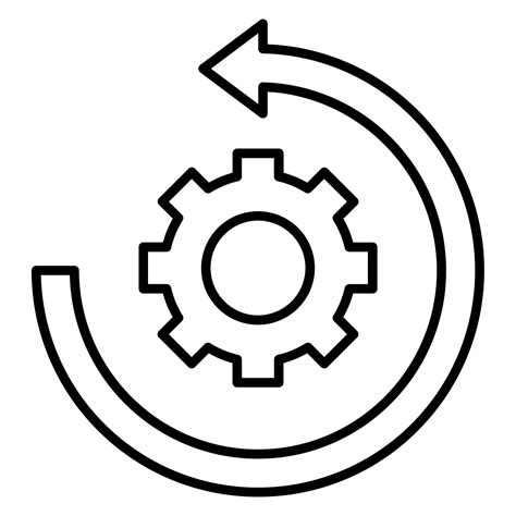 Reverse Engineering Vector Icon 21717886 Vector Art At Vecteezy