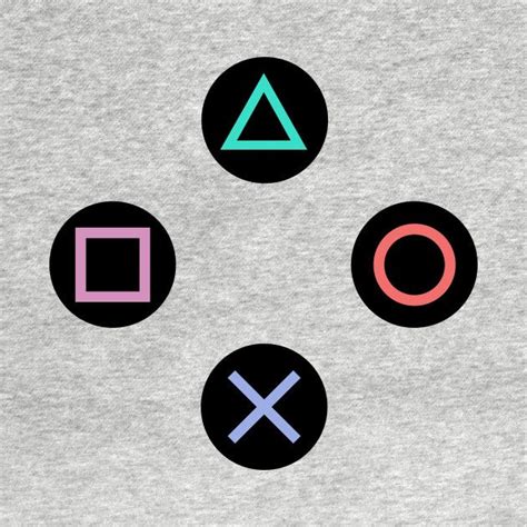 Play With Playstation Controller Buttons Tattoo Design