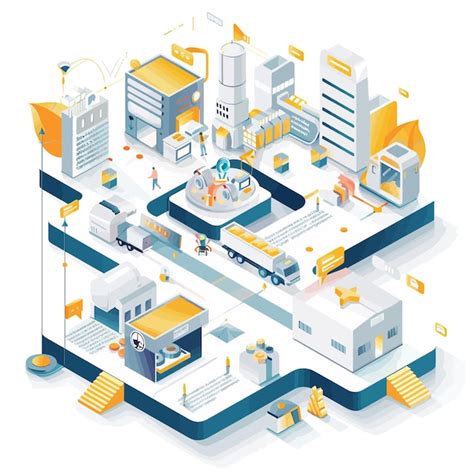 Premium Vector Isometric Infographic
