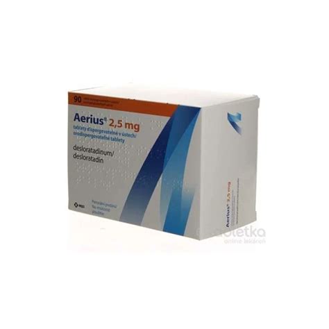 Aerius 2 5 Mg Orodispergovateľné Tablety Etabletka