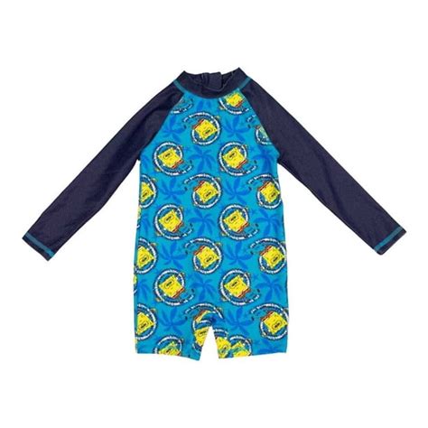 Traje De Baño Bob Esponja D226h01144bs Para Niño 1 Pieza Bob Esponja