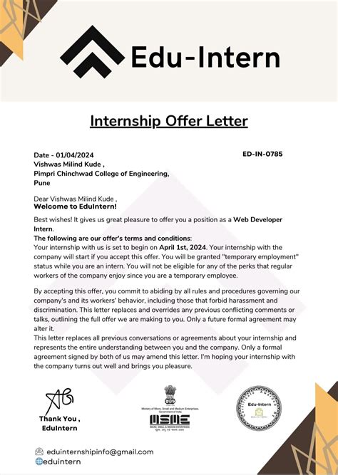 vishwas kude on linkedin internship webdevelopment eduintern