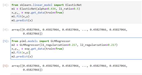 Replicating Sklearn Elastic Net Results In Piml · Issue 26 · Selfexplainmlpiml Toolbox · Github