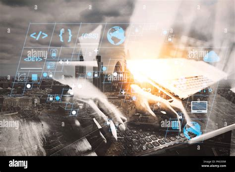 Coding Software Developer Work With Ar New Design Dashboard Computer