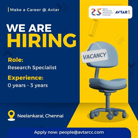 avtar is hiring apply now or pass this info to someone looking for an… janani sampath