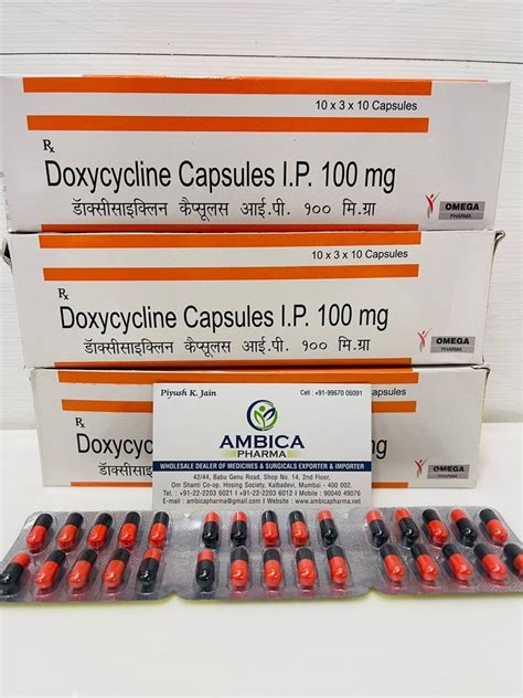 Doxycycline Capsules Bp 100mg At Rs 21 Strip Doxycycline Tablet In Mumbai ID 23981555988