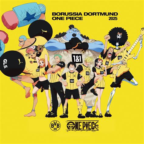 One Piece Colabora Con Time Borussia Dortmund Animenew
