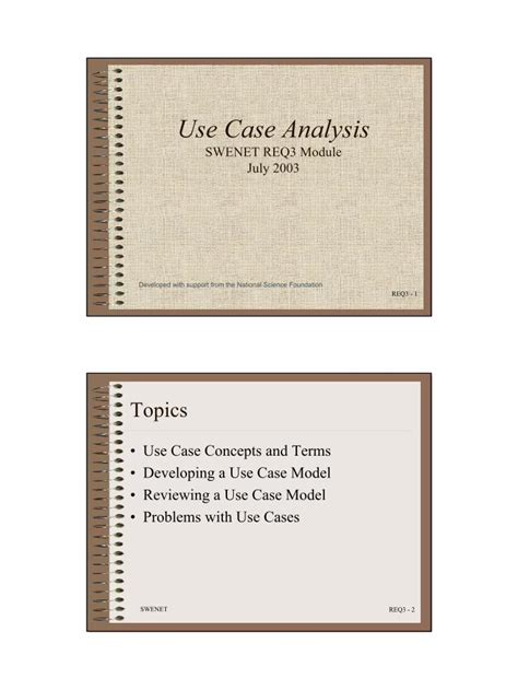 pdf use case analysis · pdf fileuse case analysis swenet req3