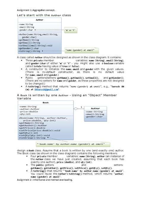 Oops Assignment For Practice Assignment 1 Aggregation Concept Let