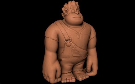 Stl File Wreck It Ralph Easy Print No Support・3d Printer Model To