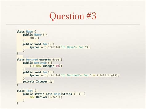Core Java Meetup 9 Quiz Questions 6th May Ppt Free Download