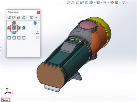 Changing The SOLIDWORKS Standard View Orientation