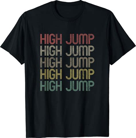 Retro Style High Jump T Shirt