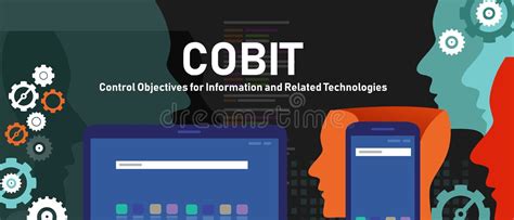 Cobit Control Objectives For Information And Related Technologies Concept With Keywords