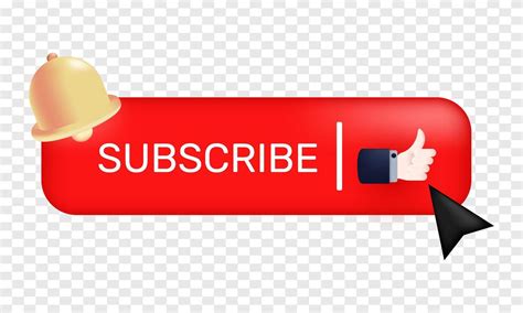 3d Icon Concept Subscribe Button Pointer Clicking Realistic Design 45547178 Vector Art At Vecteezy