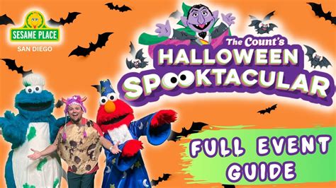 The Counts Halloween Spooktacular At Sesame Place San Diego Complete
