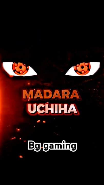 The Great Uchia Madra Uchia Youtube