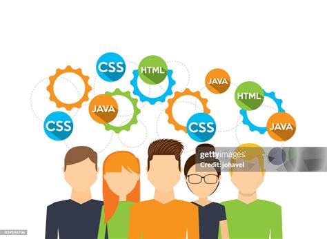 programming language design high res vector graphic getty images