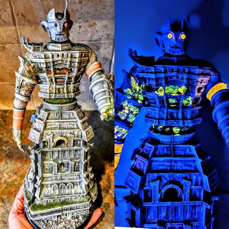 Malus Shadow Of The Colossus Statue Glow In Dark Eyes 12 Inch Etsy