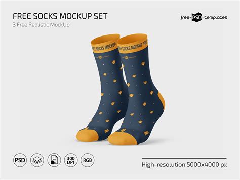 sock mockup design at frances fisk blog
