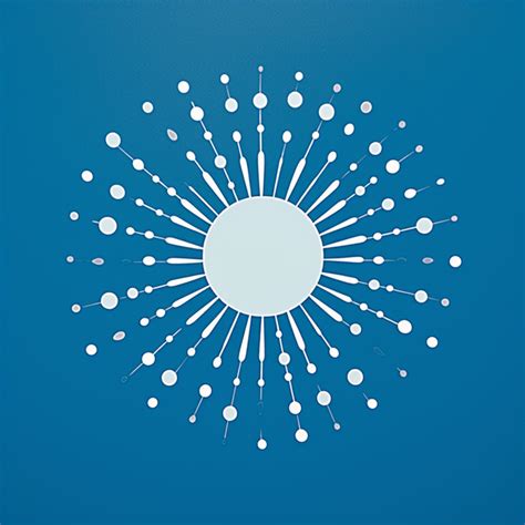 Circular Pattern On A Blue Background Season High Resolution Water