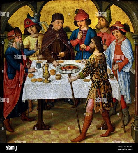 Das Passahmahl Abbenessen The Passover Supper 1480 1500 Dutch