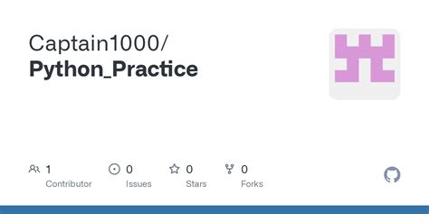 github captain1000 python practice
