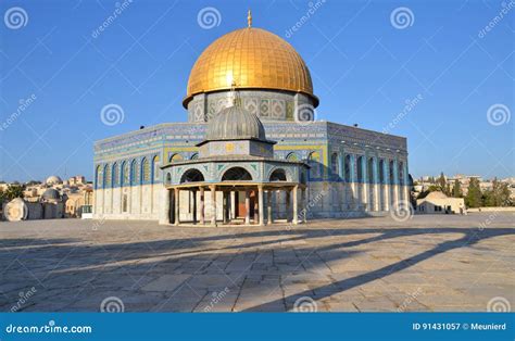 Temple Mount Dome Stock Image Image Of Islam Faith 91431057