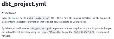 ` project dir` and `dbt project dir` · issue 3053 · dbt labs · github