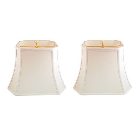 Royal Designs Inc Rectangle Cut Corner Lamp Shade Bso 710 16lnwh 9