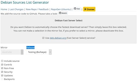Debian Sources List Generator Mode D Emploi