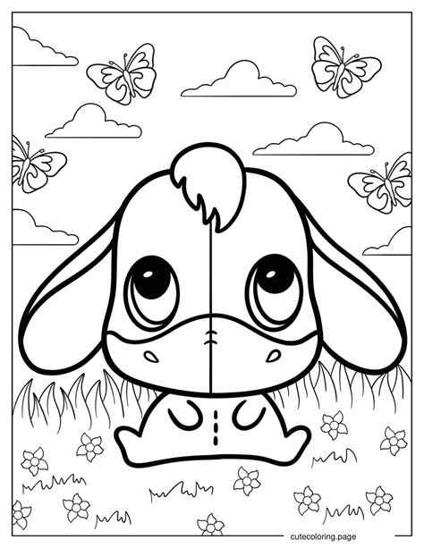Eeyore Coloring Pages 20 Free Printable Coloring Pages Cute Coloring Pages Free Printable