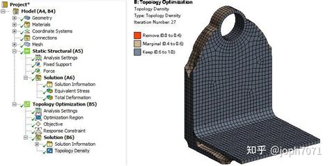 Ansys Workbench 支架拓扑优化案例 知乎
