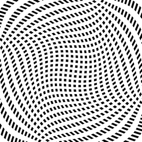 Grid Mesh Pattern With Distortion Abstract Geometric Pattern Stock Vector Illustration Of