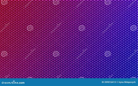 Led Screen Texture Digital Display With Dots Vector Illustration Stock Vector Illustration