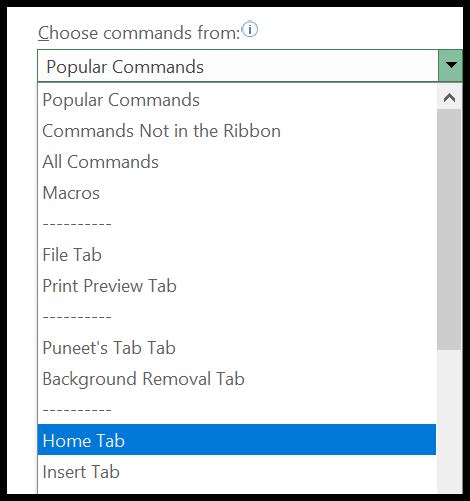 Video Which Is The Part Of The Excel Screen Where You Can Find All The