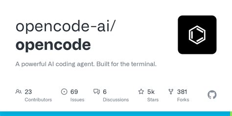 Sstopencode Ai Coding Agent Built For The Terminal