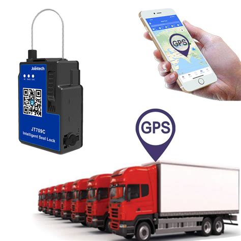 jointech jt709c rechargeable smart bluetooth gps padlock container gps