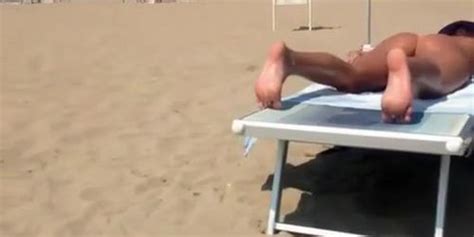 Round Ass Woman In Orange Bikini Tnaflix Com