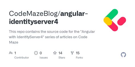 Github Codemazeblogangular Identityserver4 This Repo Contains The