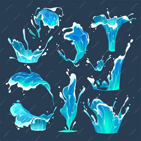 Cartoon Water Splash