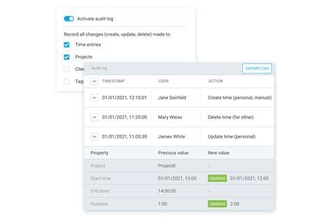 Activity Clockify Features