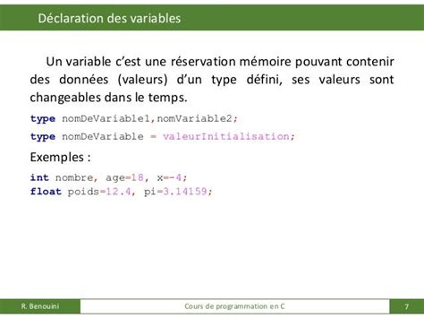 cours de programmation en c