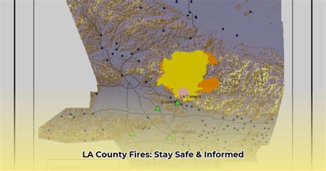 Los Angeles County Fire Map Real Time Wildfire Locations And Evacuations Wave Sold