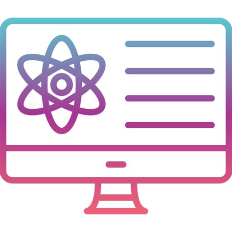 computer icon education icon monitor icon outlined icon quantum