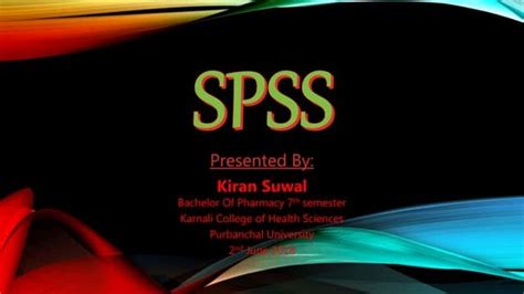 how to enter and analyze questionnaire survey data in spss ppt